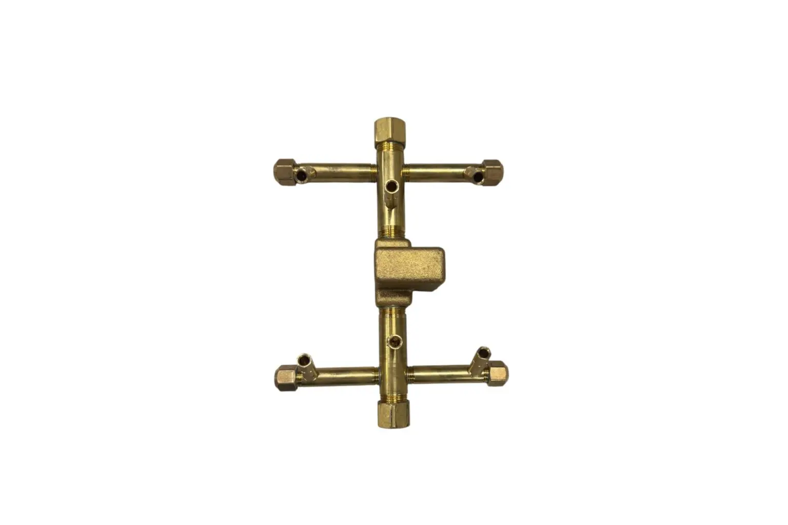 60K BTU 9" x 6.75" Universal Crossfire Brass Burner (U60)