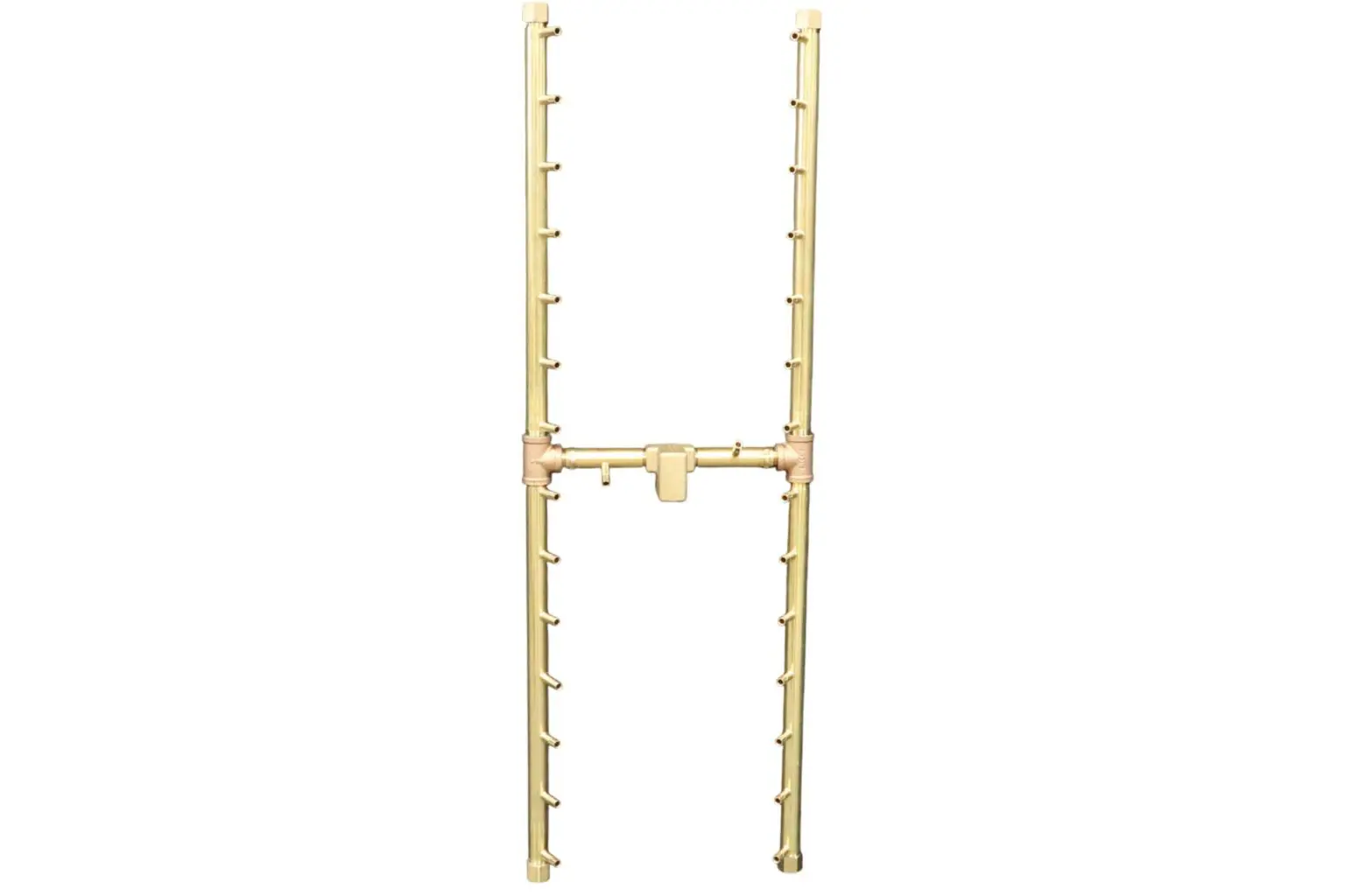300K BTU 42" x 14.125" Universal Crossfire H-Style Brass Burner (UH300)