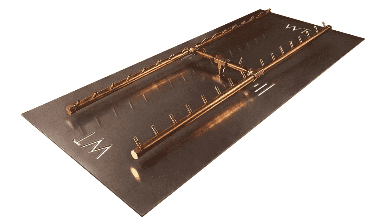 H Style Gas Burners | Montana Fire Pits