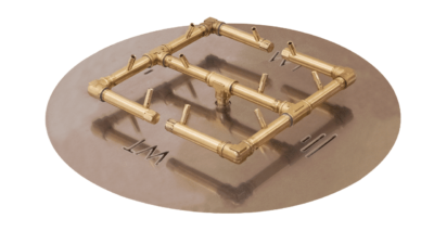 120,000 BTU Version 2 Warming Trends Crossfire Burner - 13" x 13"