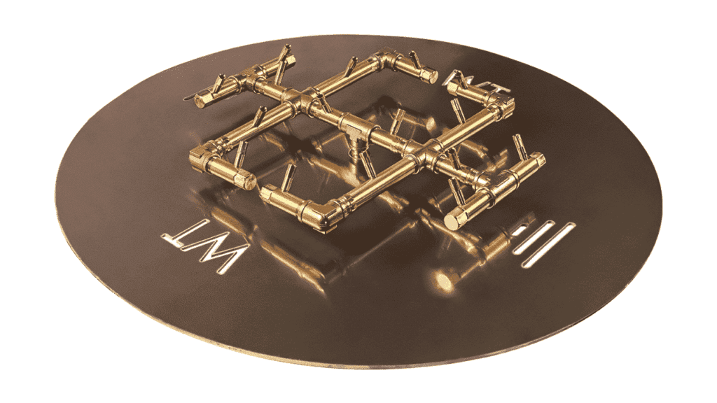 180,000 BTU Warming Trends Crossfire Burner | Montana Fire Pits