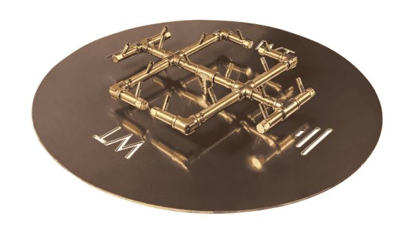 180,000 BTU Warming Trends Crossfire Burner | Montana Fire Pits