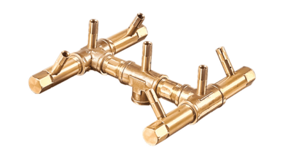 84,000 BTU Warming Trends Crossfire Burner - 8" x 8" | Montana Fire Pits