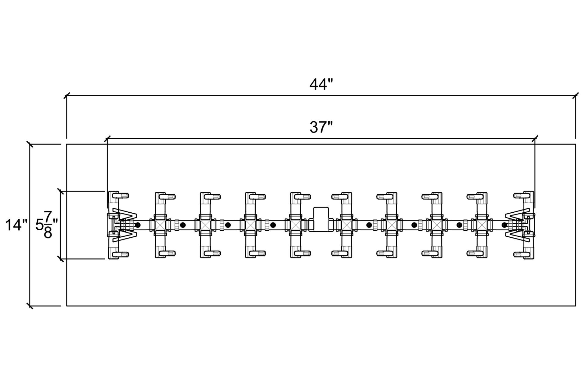 Tree style Burner: 290,000 BTU Warming Trends Crossfire