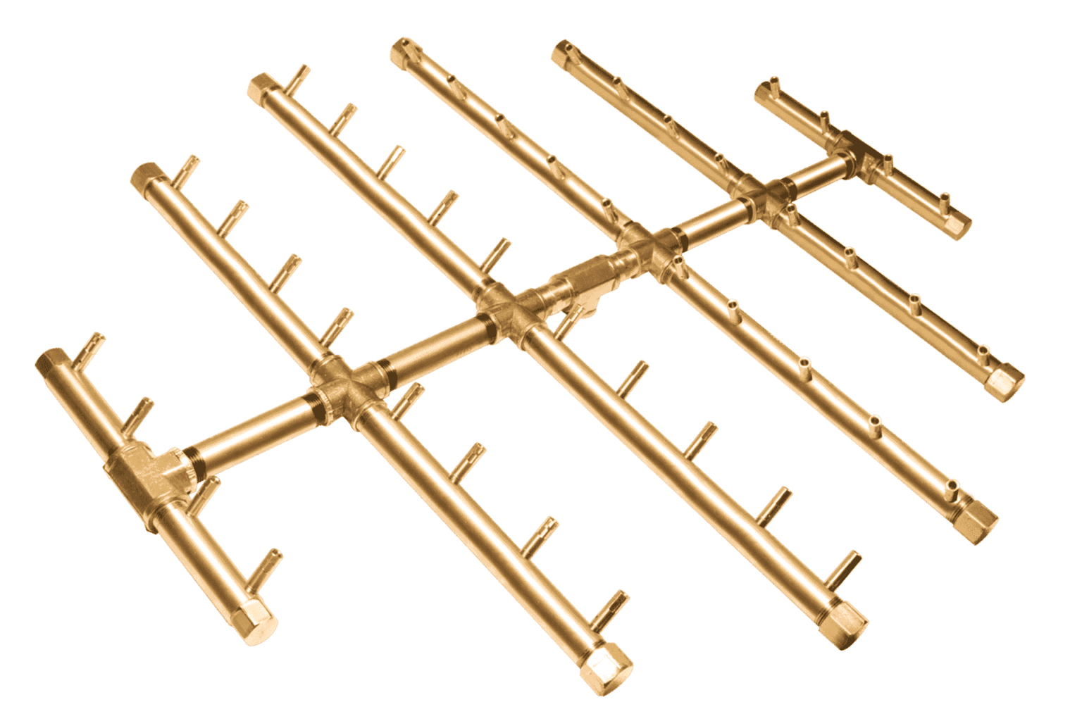 450,000 BTU Warming Trends Crossfire Burner | Montana Fire Pits