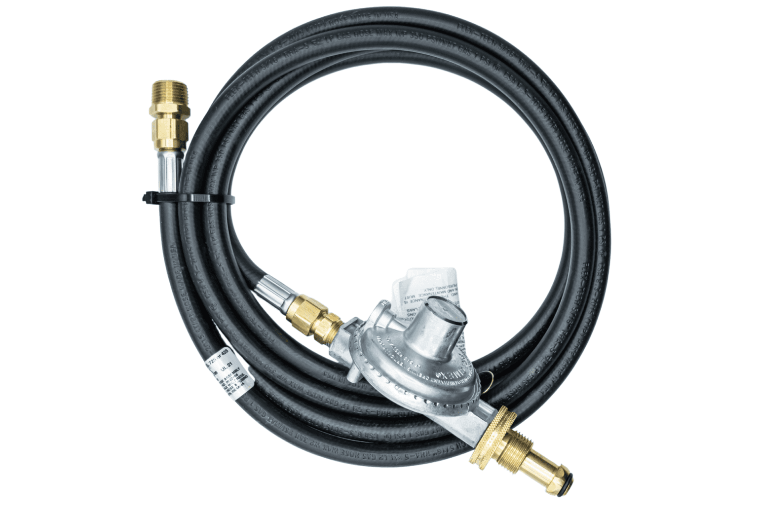 LPRH 200k- Liquid Propane Regulator with 10' Hose for use up to 200k ...