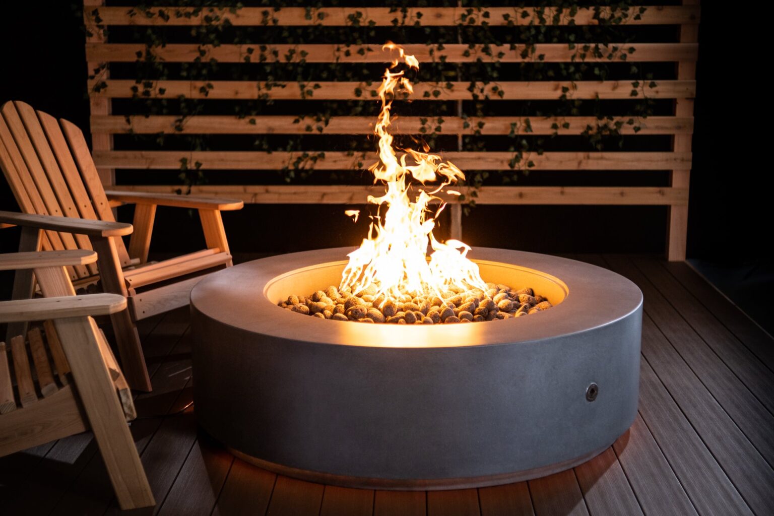 Oblica Fire Table | Gather Series | Montana Fire Pits