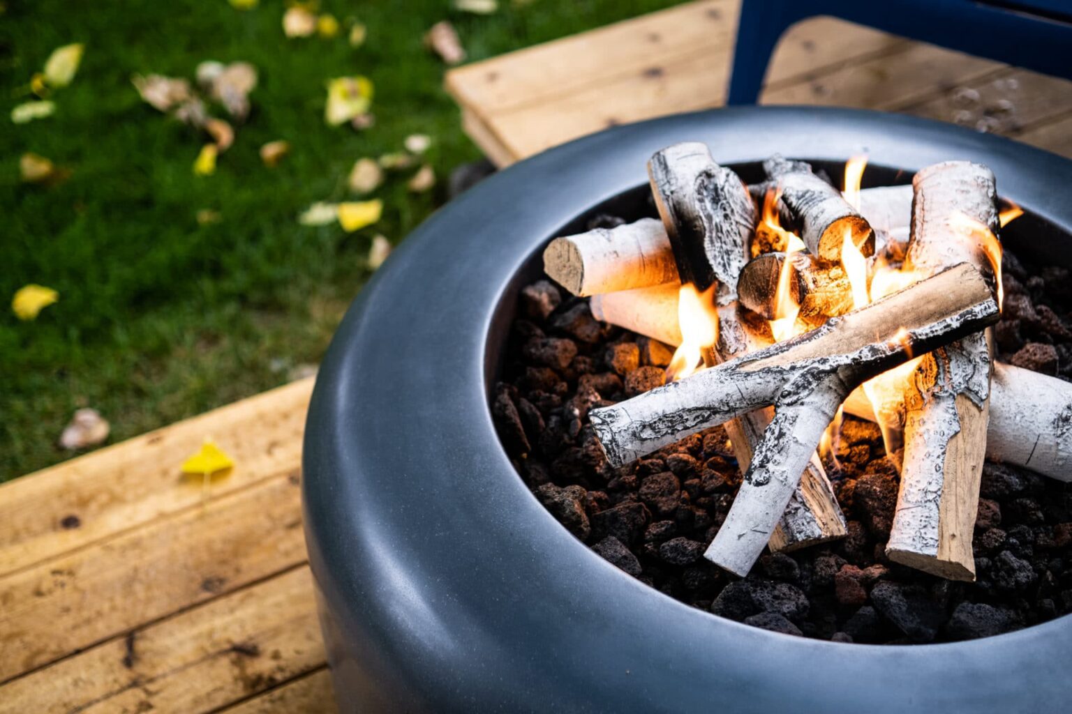 Toba Fire Table | Concrete by Montana Fire Pits