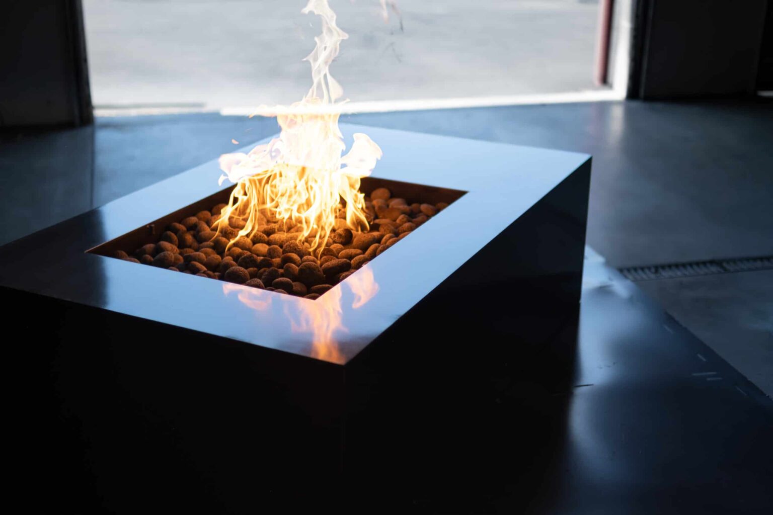 Acadia Steel or Aluminum Fire Table | Montana Fire Pits