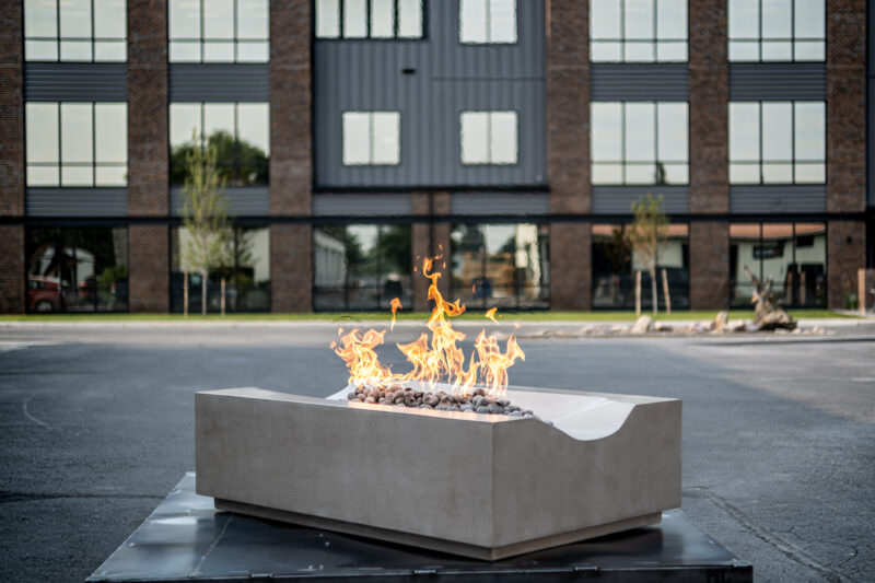 Canyon Fire Table | High-End Fire Pits | Concrete by Montana Fire Pits
