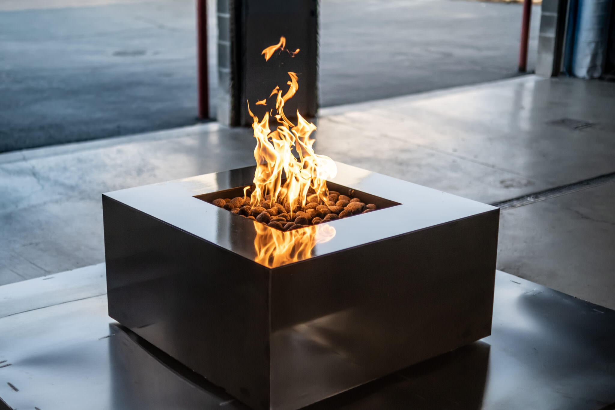 Glacier Steel Fire Table | Natural Gas and Propane | Montana Fire Pits