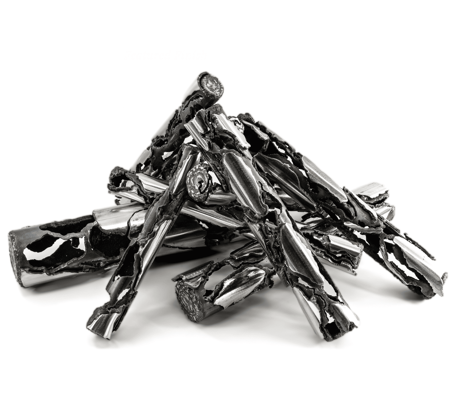 Steel Logs | Gas Fire Pit Media | Montana Fire pits