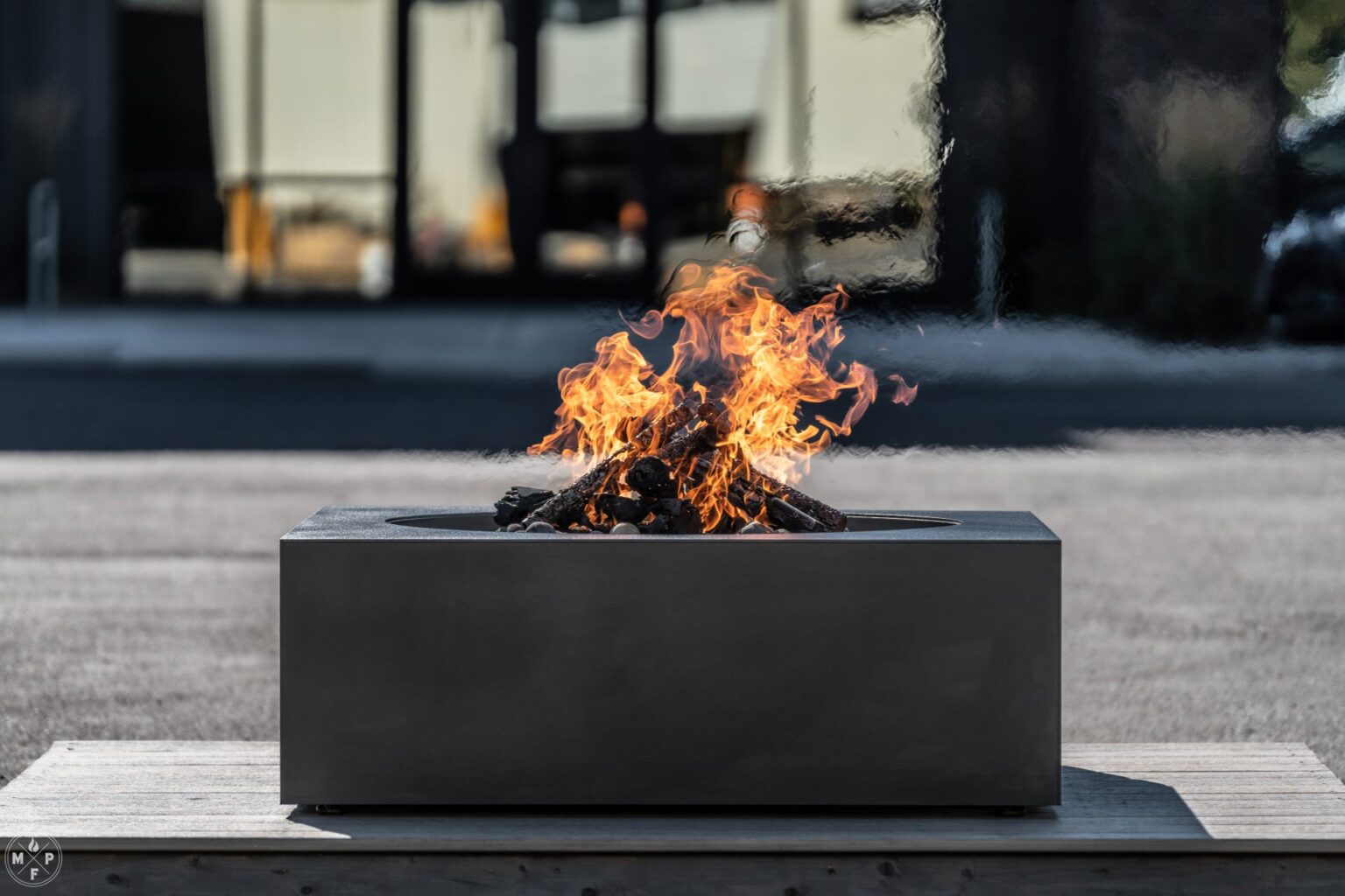 Zion Fire Table | Steel Designer Fire Features | Montana Fire Pits