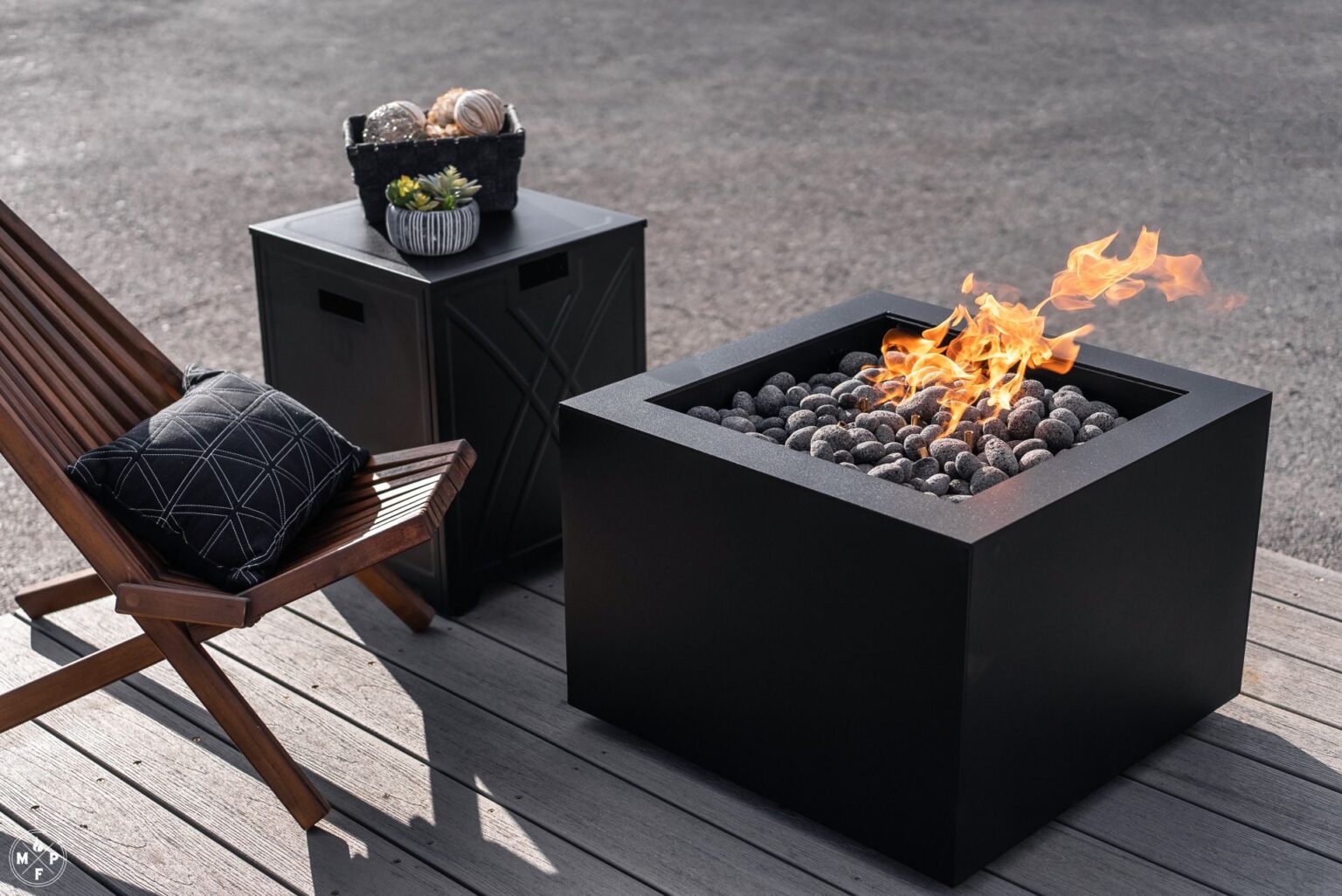 Olympic Studio Steel Fire Table | Montana Fire Pits