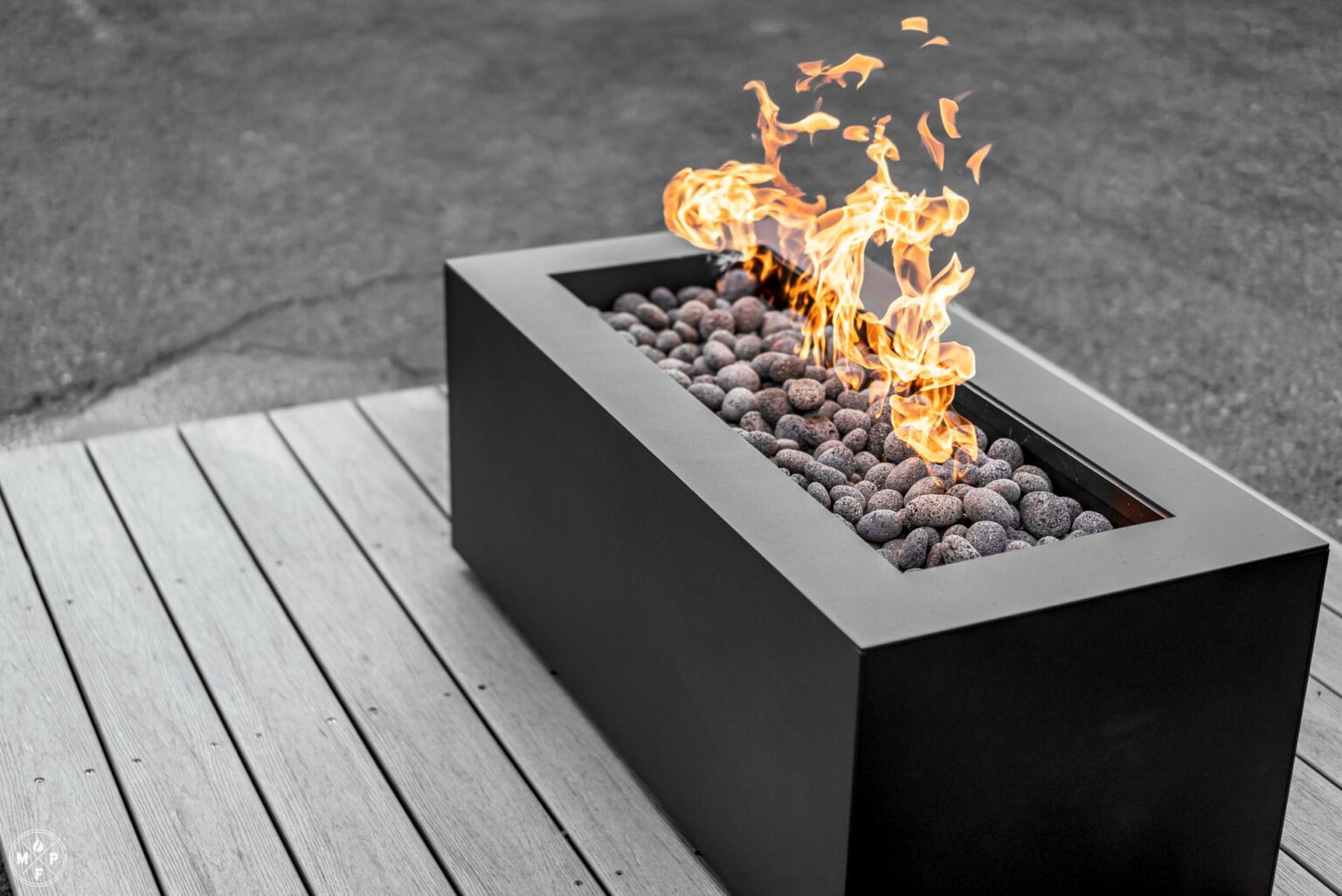 Olympic Studio Metal Fire Table | Montana Fire Pits