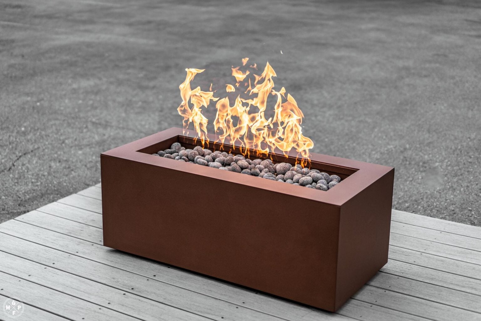 Lumera Agudo Fire Table | Luxury Concrete by Montana Fire Pits