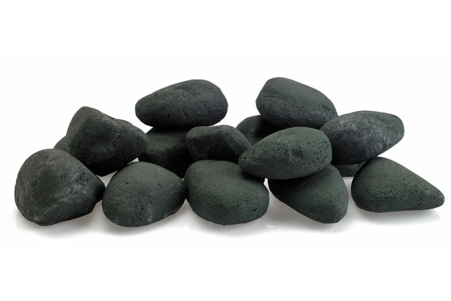 Natural Color Ceramic Fire River Stones - 15 Stone Set - BACKORDERED ...