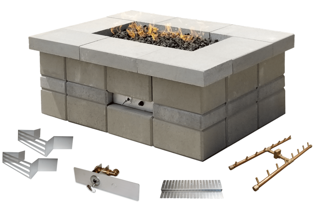 Steel Logs | Gas Fire Pit Media | Montana Fire pits