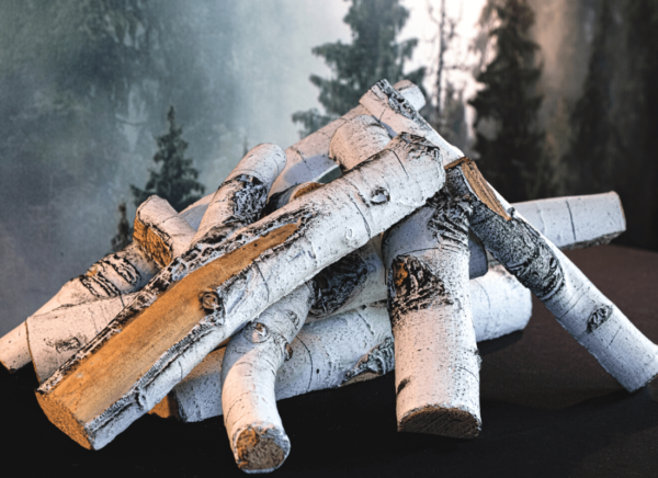 Linear Driftwood Logs | Ceramic Gas Logs For Fire Pits | Montana Fire Pits